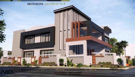 1 Kanal Luxury House Design Monoline Architects Design Studio