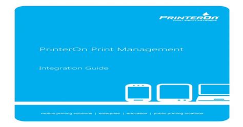 Pdf Printeron Print Management 3 1 Overview Printeron And Print Management Printeron Has