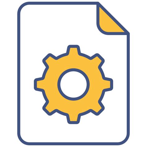 Settings Generic Color Lineal Color Icon
