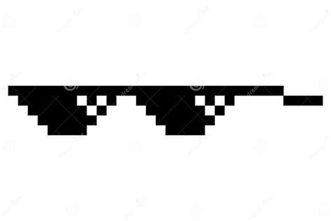 Pixel Glasses Meme Like A Boss Meme Pixelation Accessory Optical