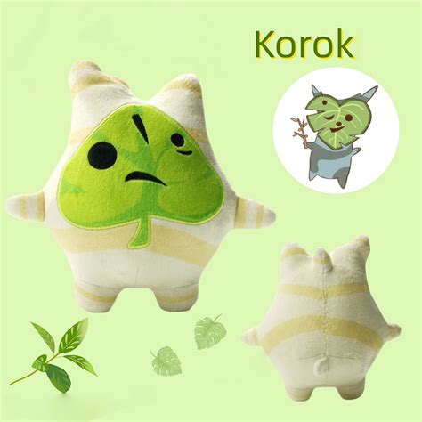 18cm Green Yellow Korok The Legend Of Zelda Tears Of The Kingdom Game