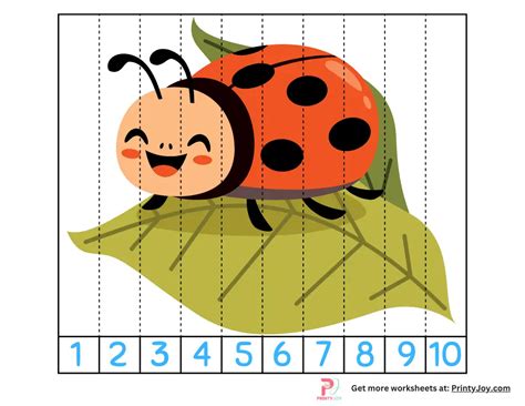 Free Printable Bug Counting Puzzles