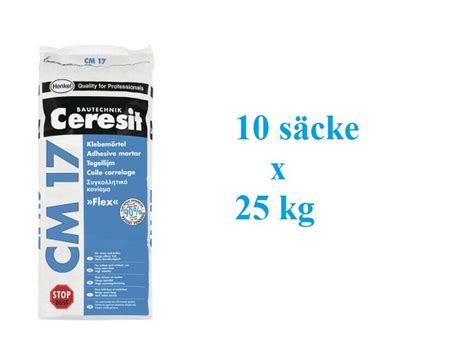 Ceresit CM 17 Flexmörtel S1 Dünnbettmörtel Fliesenkleber