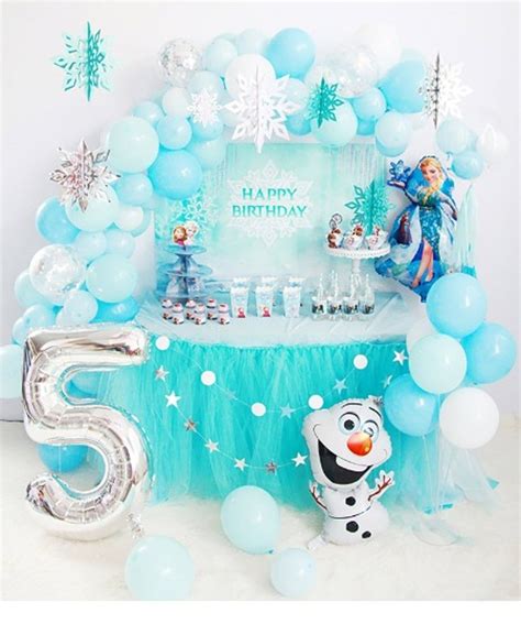 Decoration Birthday Party Frozen Mesa De Dulce Frozen Frozen Themed