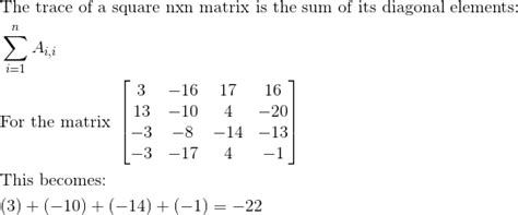 The Trace Linear Algebra