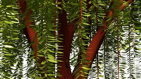 3d Weeping Willow Tree Model Turbosquid 2073033