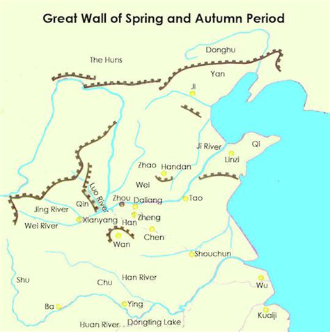 Qin Dynasty Great Wall Map