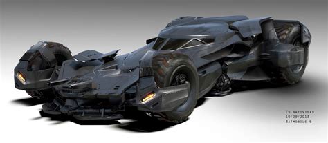 Batman V Superman Concept Art Of The Batmobile Batcave And More