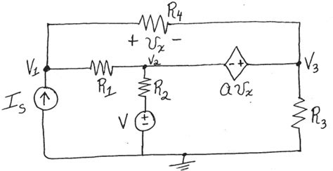 Solved A Write The Node Voltage Equation For Node One