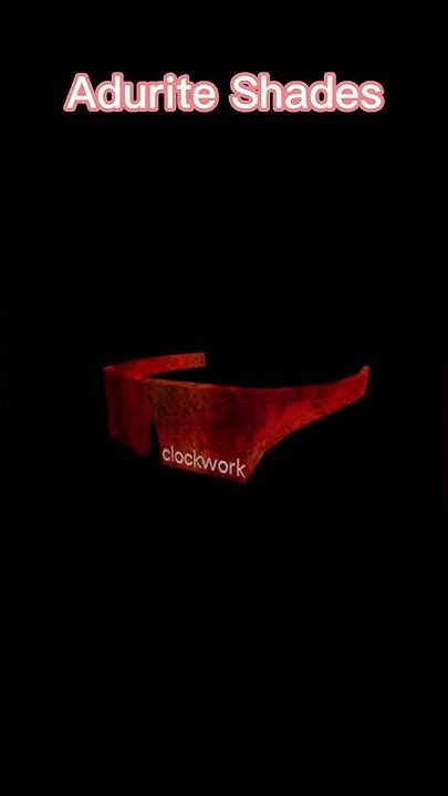 All Clockwork Shades On Roblox Youtube