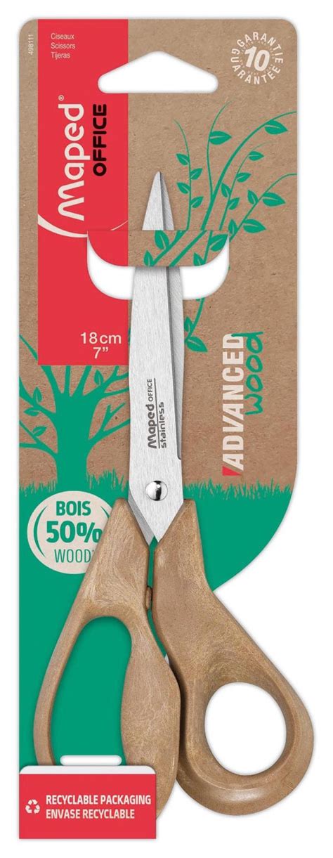 Advanced Wood Eco Friendly Multipurpose Scissors 7 Maped Helix USA