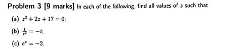 Solved Problem Marks In Each Of The Following Find Chegg