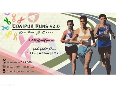 IIM Udaipur Spreading Awareness To Fight Cancer Udaipur Runs V My Udaipur City