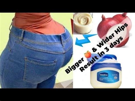 DIY Bigger Butt And Hip Enlargement Cream Results In 3days YouTube