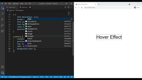 Button Hover Effect Css Tutorial Youtube
