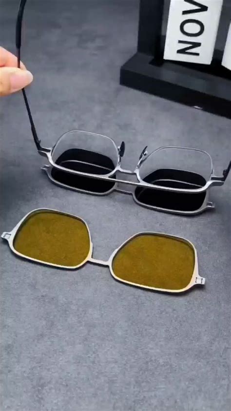 Stylish Titanium Polarized Magnetic Glasses