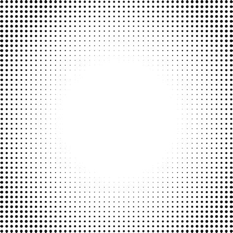 Premium Vector Vector Halftone Frame Abstract Dotted Gradient Background Textured Effect