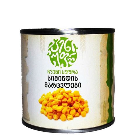 სიმინდის მარცვლები ჩვენი სუფრა 425მლ Veli Store