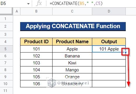 Google Sheets QUERY Function To Concatenate Two Columns