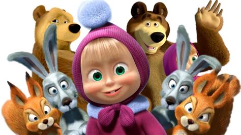 Masha E O Urso Moldes Ver E Fazer