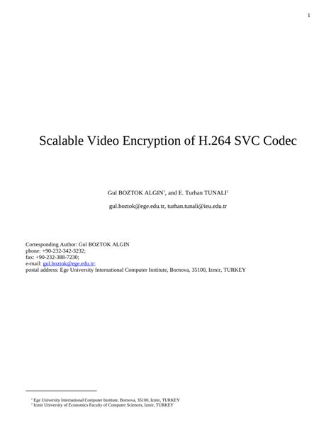 pdf scalable video encryption of h 264 svc codec