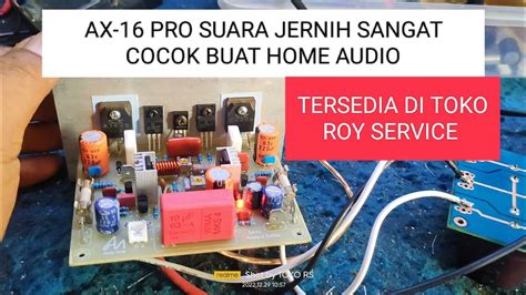 Ax16 Pro Suara Jernih Ax 16 Modif Youtube