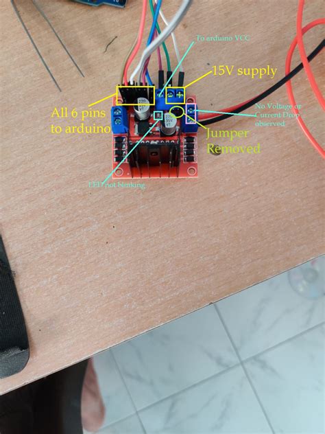 Arduino Uno Using L298n Motor Driver Without Jumper Voltage Regulator Arduino Stack Exchange