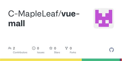 Github C Mapleleafvue Mall