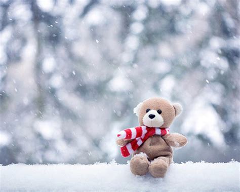 Christmas Teddy Bear Wallpapers Wallpaper Cave
