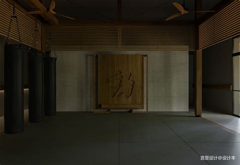 言昱新作｜松 武馆and拳馆16912221214894925 设计本装修效果图