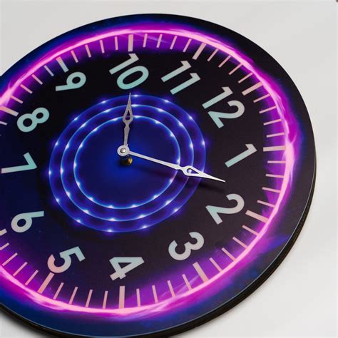 Led Wall Clock Wall Clock Light Up Wall Clock Unique With Numbers