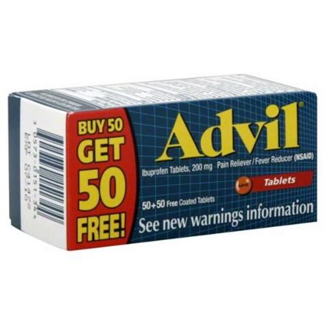 Advil Tablets 100 Count Kroger