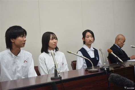画像・写真：日本被団協代表委員と高校生平和大使：時事ドットコム