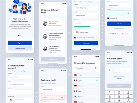 World Of Languages Language Learning App By Marcin Grygierczyk On Dribbble