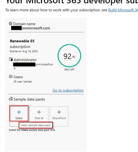 Création Dun Tenant De Test Azure Ad Pour 90 Jours Avec 25 Utilisateurs