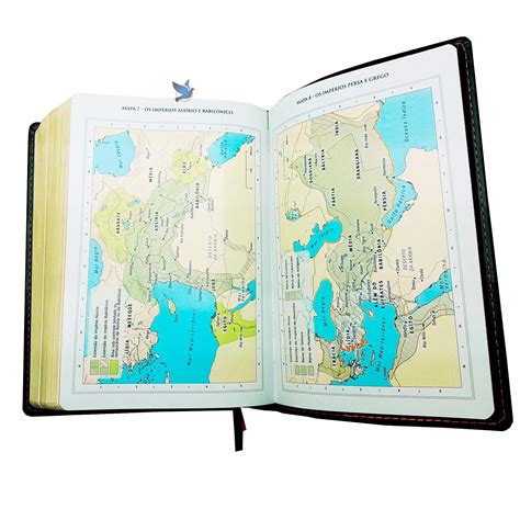 Biblia De Estudo Almeida Naa Capa Couro Sint Tico Luxo Preta