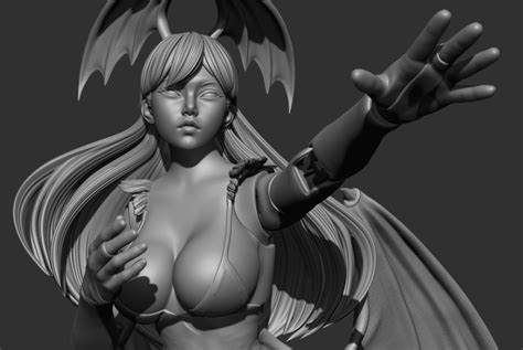 3d file morrigan marvel vs capcom・3d printable model to download・cults