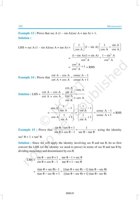 Introduction To Trigonometry Ncert Book Of Class 10 Mathematics