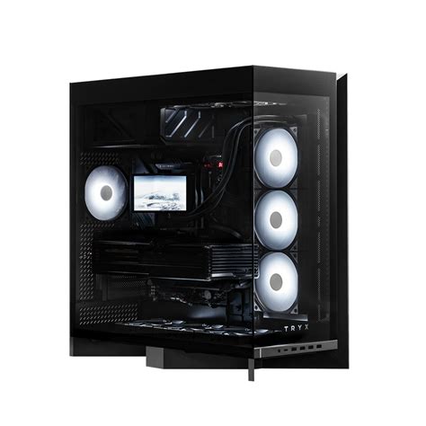 Tryx Luca L70 Black Black 270° Panoramic Mid Tower E Atx Pc Case Ca Tl