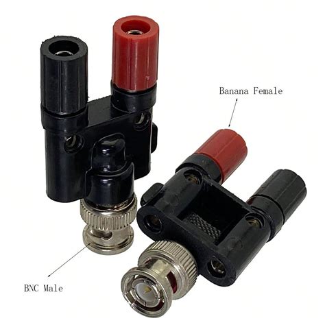 4 Type Bnc Male Female To 2x 4mm Dual Banana Female Male Socket Binding