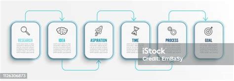 아이콘 6 옵션 또는 단계 벡터 Infographic 템플릿 사업 개념에 대 한 인포 그래픽입니다 프레 젠 테이 션 배너 워크플로 레이아웃 프로세스 다이어그램 순서도 정보