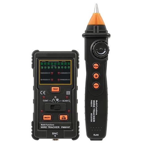 Cable Tracker With Flashlight Function High Precision Line Finder