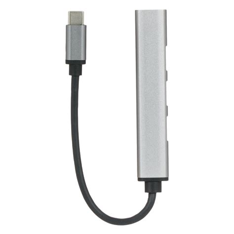 Adaptor Hub Aluminiu In Usb Type C Usb Usb Argintiu Emag Ro