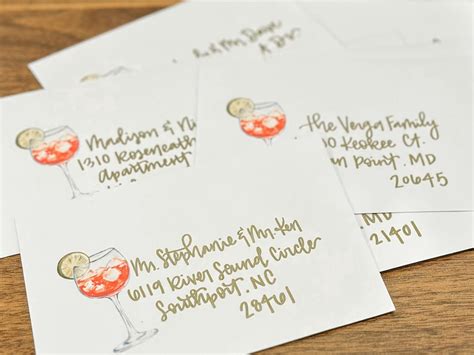 Calligraphy Envelope Addressing Hand Lettered Envelopes For Etsy