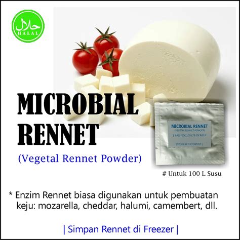 Jual Rennet Serbuk Untuk 100l Susu Enzim Rennet Untuk Pembuatan Keju