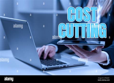 Inspiration Showing Sign Cost Cutting Concept Meaning Measures