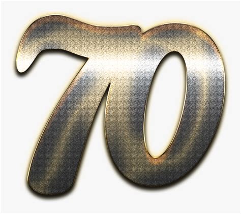 Number 70 Gold