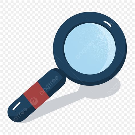 파란색 돋보기 일러스트 사무용품 확대경 돋보기 벡터 일러스트 레이 션 문방구 Png 일러스트 및 Psd 이미지 무료