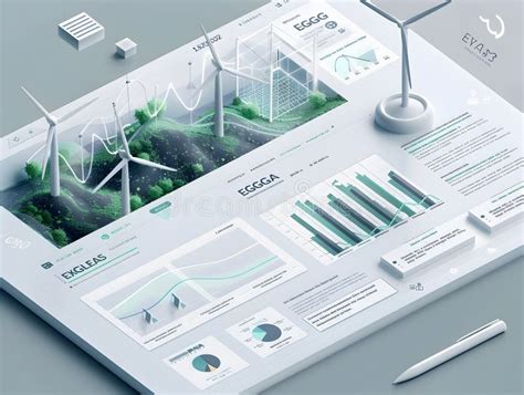 Corporate Report Highlighting Esg Metrics In The Renewable Energy Sector With Sleek Data