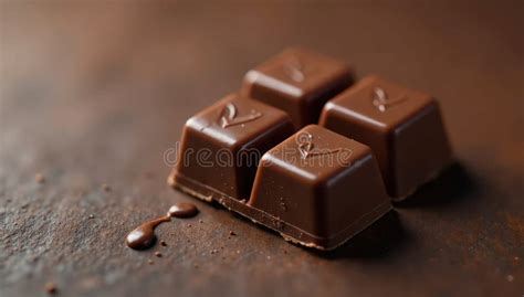 Dark Chocolate Candy Rich Brown Hue Textured Surface Rectangle Textured Stock Illustration